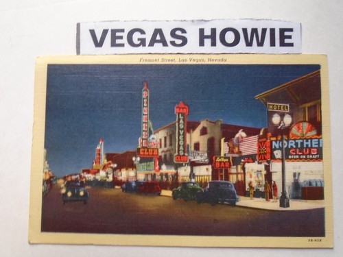 VEGAS HOWIE 1 PHOTO POSTCARD 1944 NORTHERN PIONEER CLUB FREMONT ST ...