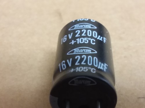 Marcon Electrolytic Capacitor 16v 2200uf (LOTS OF 5PCS) | eBay
