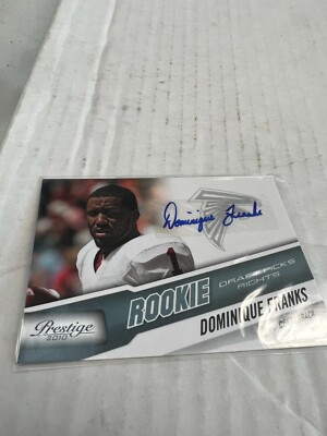 Dominique Franks 2010 Prestige Rookie Auto Card #236 Serial #149/799 | eBay