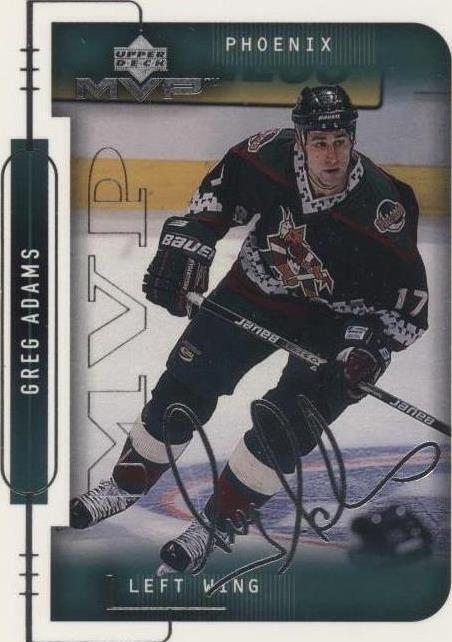 1999-00 Upper Deck MVP - Greg Adams #163 Silver Script for sale online ...