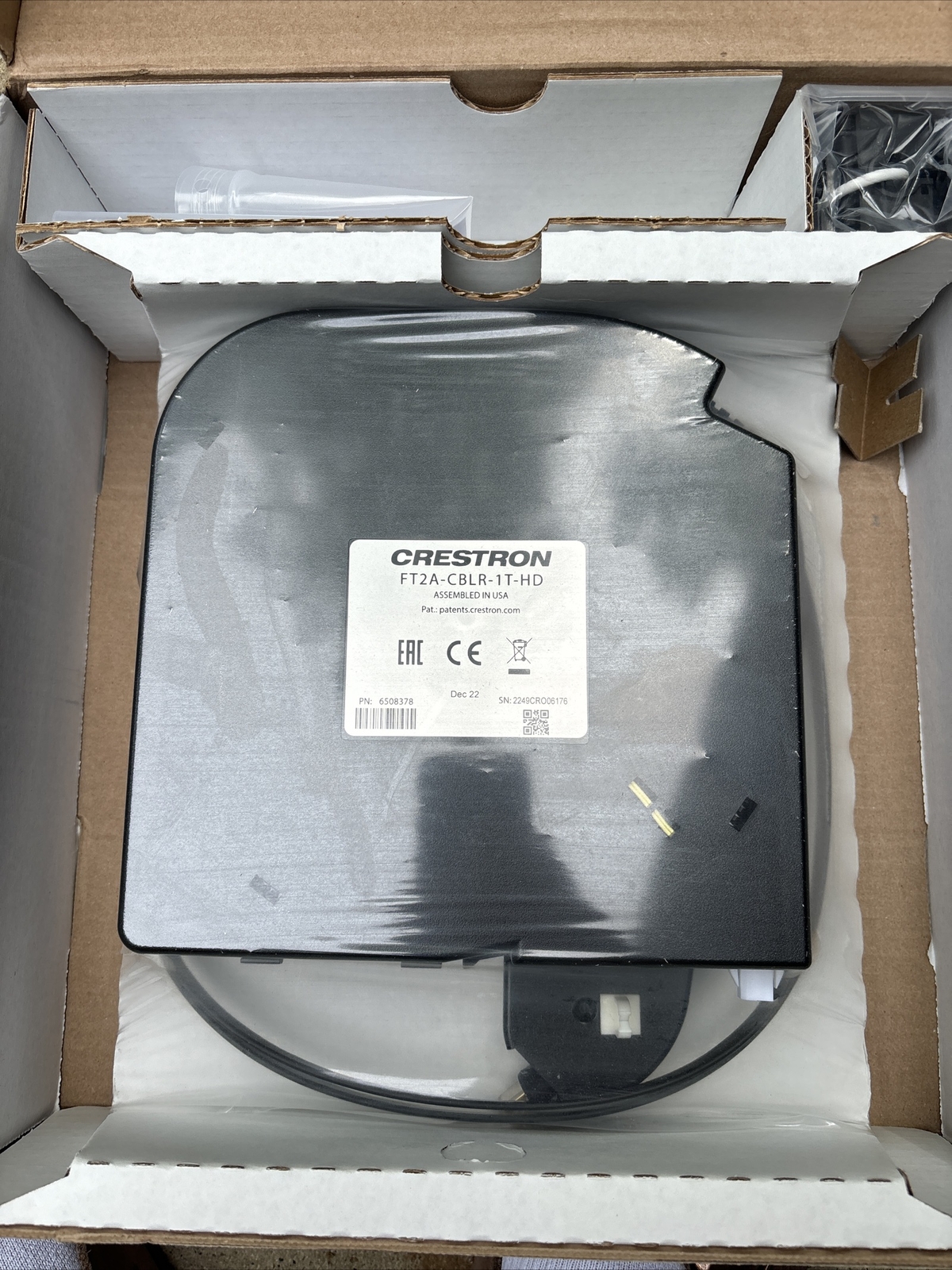 Crestron FT2A-CBLR-1T-HD One-Touch Cable Retractor for FT2 ELEC, HDMI ...