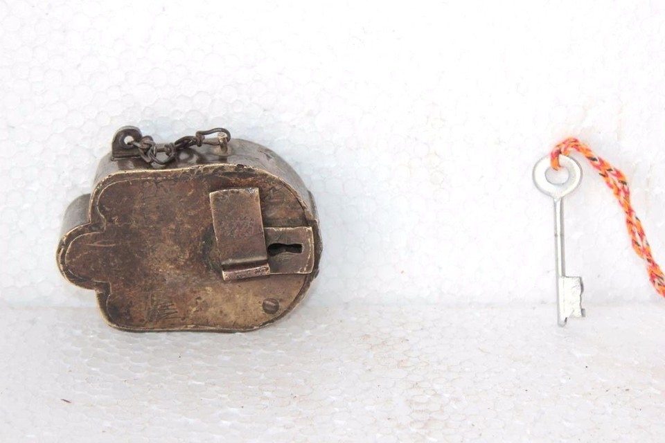 Iron Brass Lock and Key 1900s Old Vintage Antique Rare Collectible | eBay