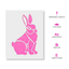 Rabbit Stencil - Durable & Reusable Mylar Stencils | eBay