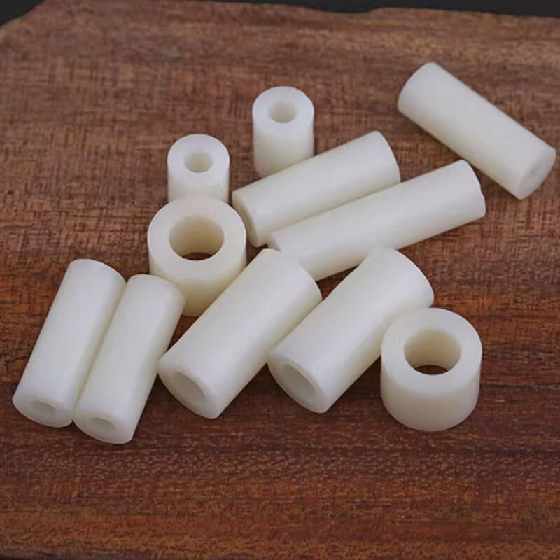5mm Inner Dia White ABS Nylon Plastic Isolation Post Casing Hollow ...