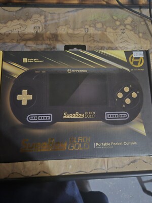 Hyperkin SupaBoy Portable Pocket BlackGold Console 810007710969 | eBay