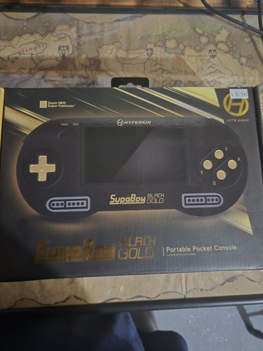 Hyperkin SupaBoy Portable Pocket BlackGold Console 810007710969 | eBay