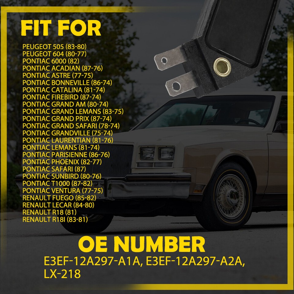 Ignition Control Module HEI 4 Pin Fit GM Chevy Olds Pontiac Buick LX301 ...