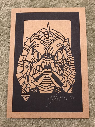 The Monster Squad Gillman Laser Cut Kolcut Print Movie Poster Mondo ...