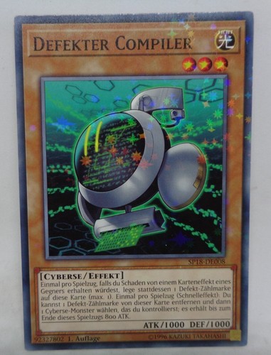 Defekter Compiler SP18-DE008 YU-GI-OH! 1. Auflage | nm | Starfoil | eBay.de