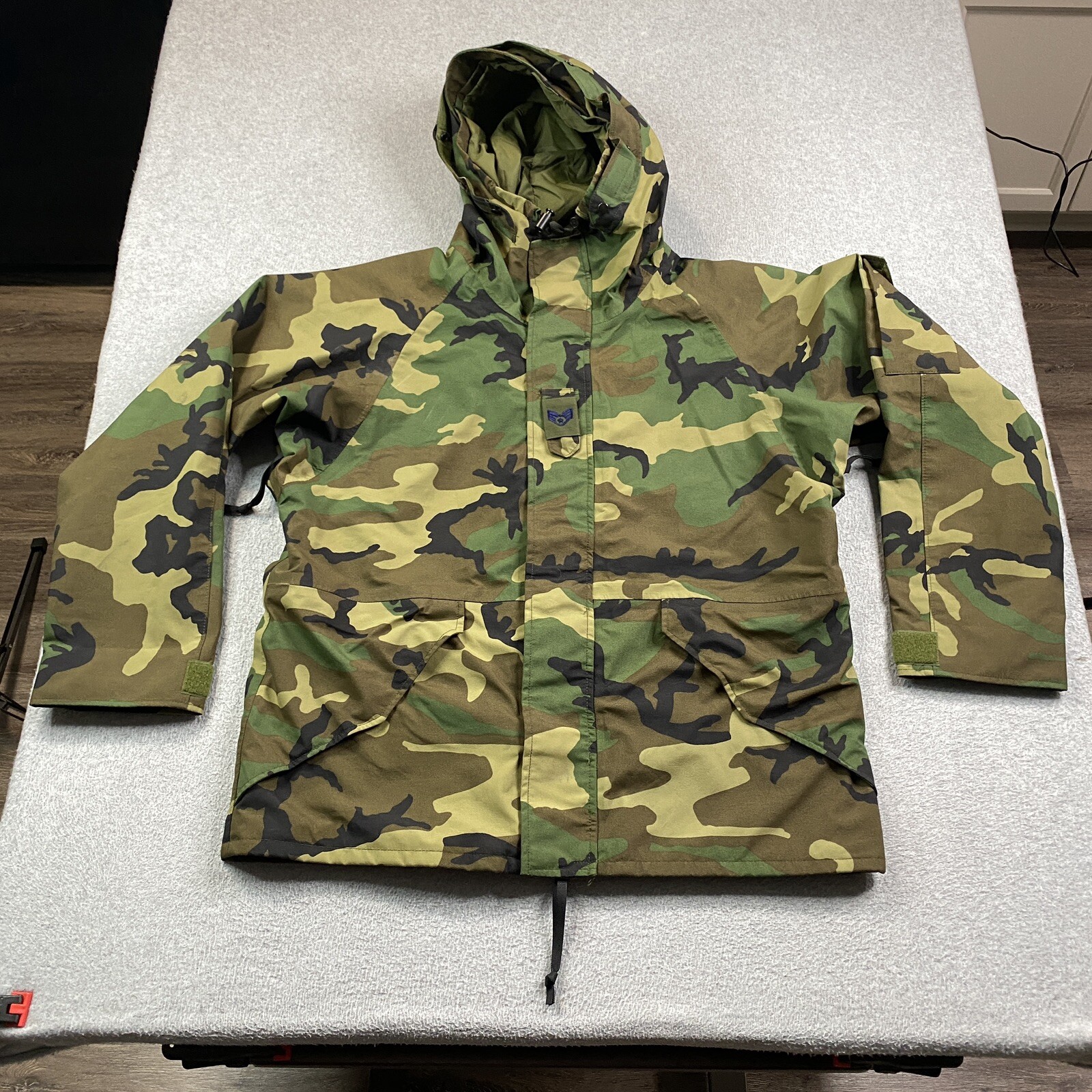 Vintage US Military Issue Jacket Parka Large Reg Gore… - Gem