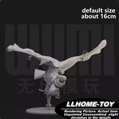 Game Chun-Li Spinning Kick Resin 3D Print GK Figure DIY Model Unpainted ...