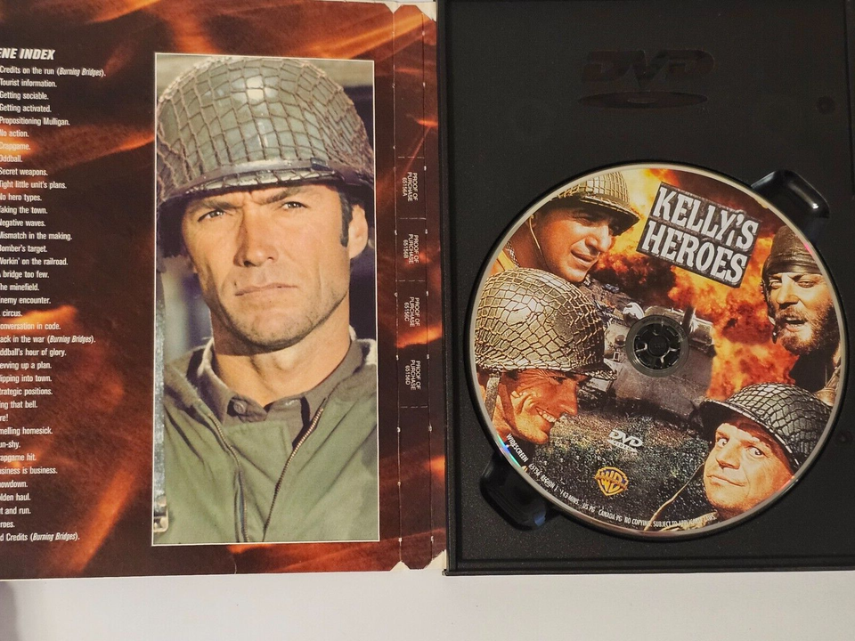 Kelly's Heroes (1970) DVD - Snap Case - Widescreen EASTWOOD SAVALAS ...