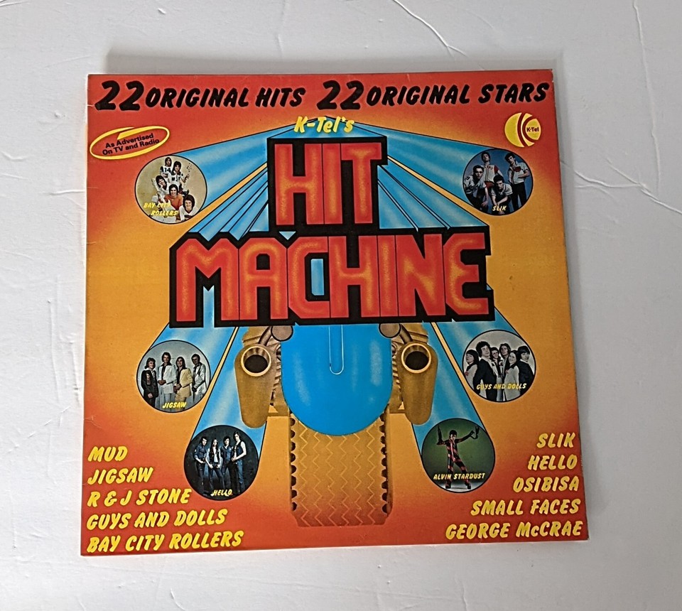 K - Tel's Hit Machine 22 Original Hits 22 Original Stars Vinyl Record ...