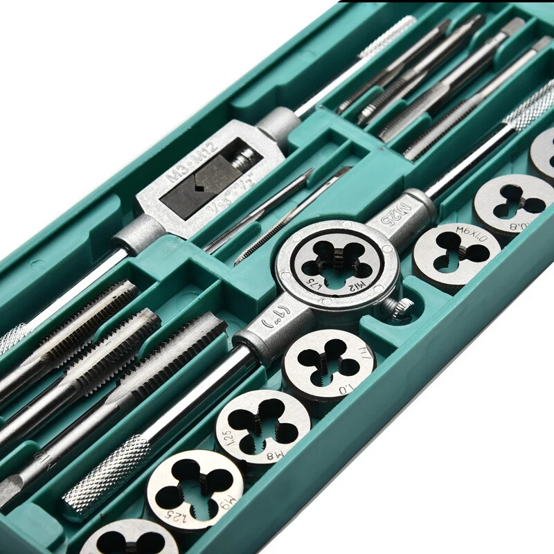 Tap, Die and Tap Combination Set, Manual Threading Tool, Tapping Drill ...