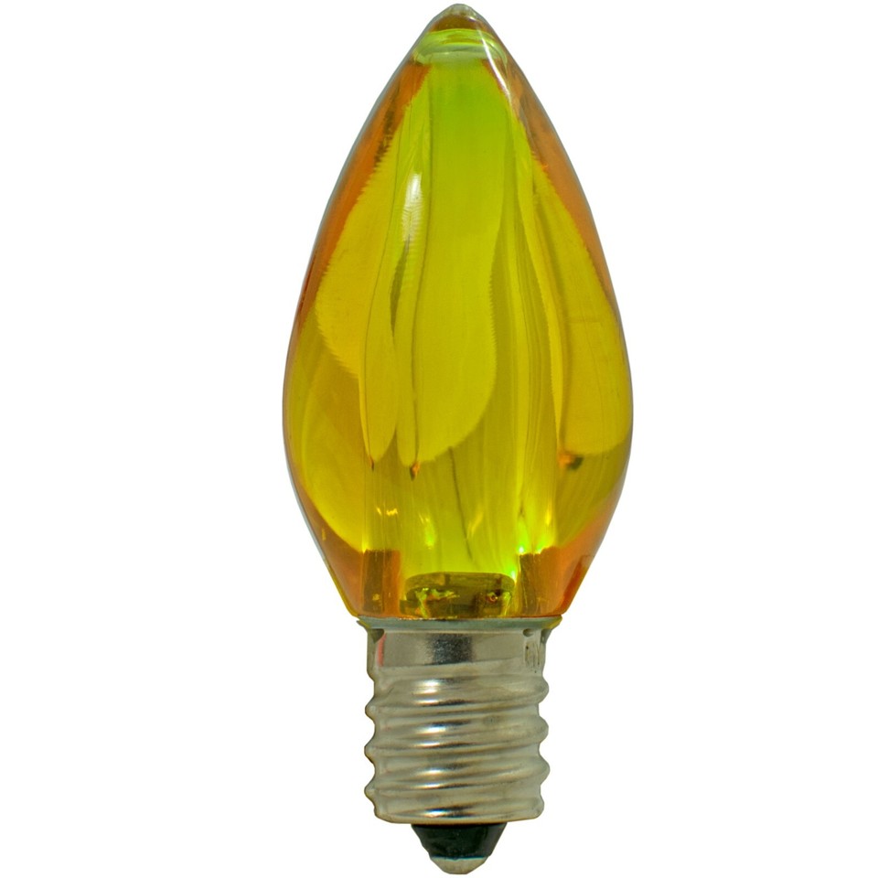 LED Christmas Outdoor Light Bulbs C7 C9 Twinkle Candelabra Style Box of ...