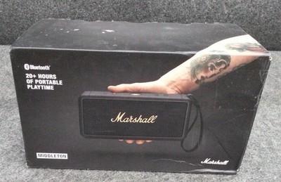 MARSHALL 1006034 Middleton Portable Bluetooth Speaker Black & Brass | eBay