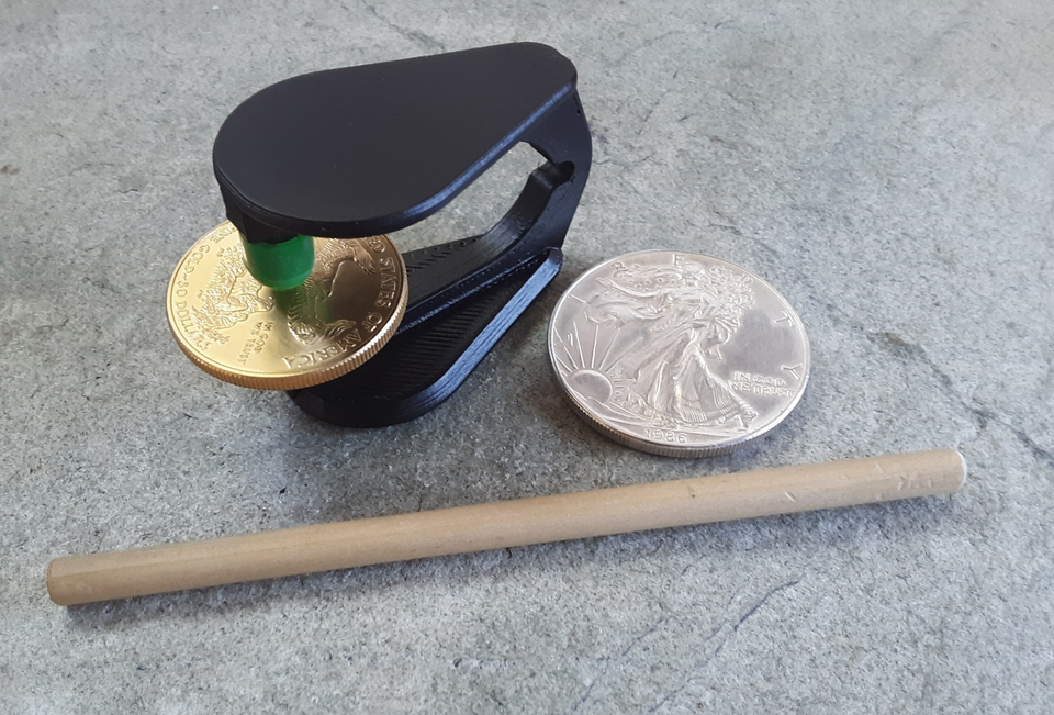 Coin Ping Tester Gold & Silver Pinger Pocket Test - EZ to Use + Rapid ...