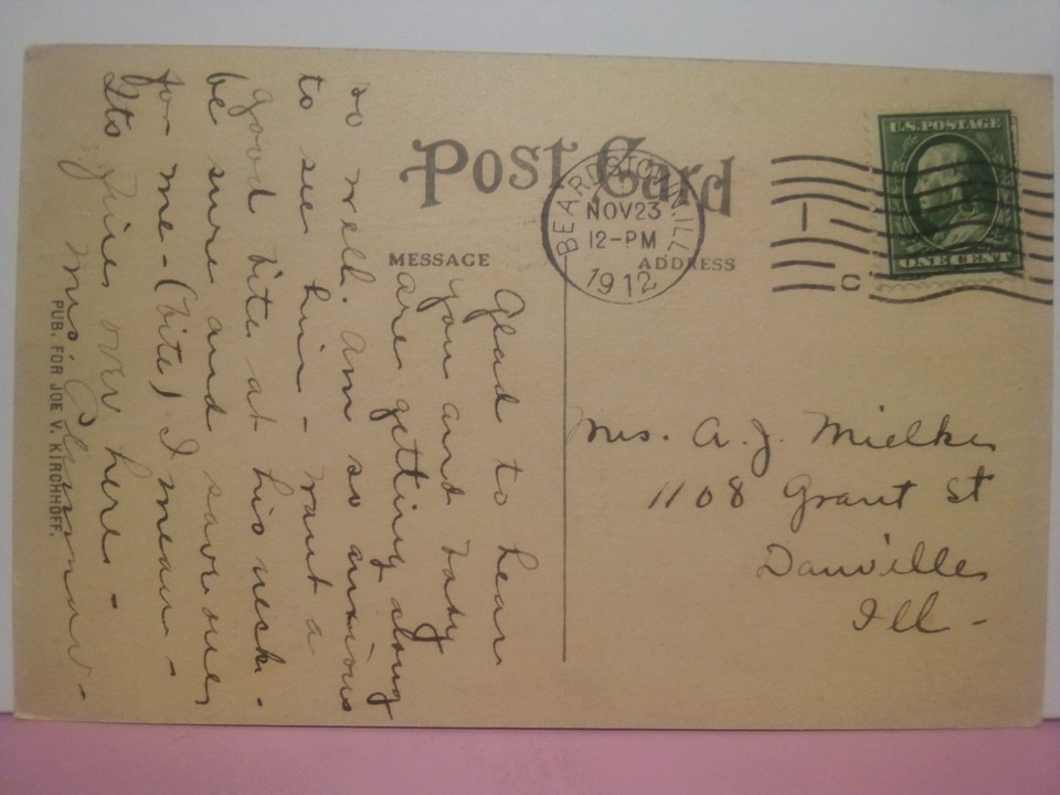 Beardstown Illinois wagon bridge p.1912 | eBay UK