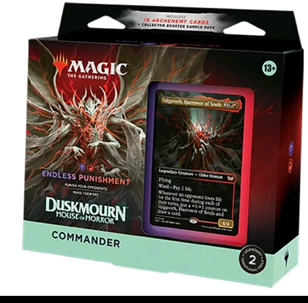 MTG Endless Punishment - Duskmourn - Sealed Commander Deck - Magic The ...