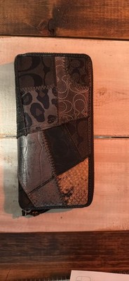 COACH Vintage Patchwork Ziparound Wallet | eBay
