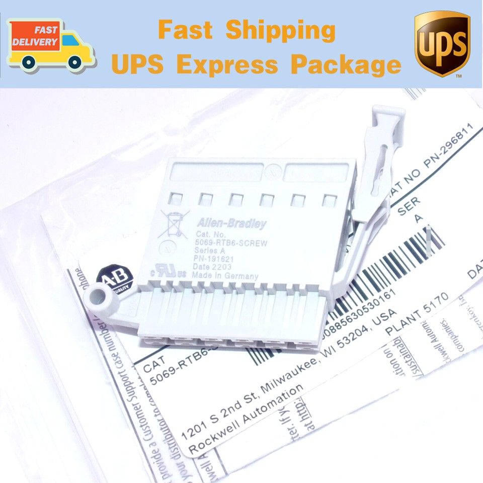 New & Sealed Allen Bradley 5069-RTB6-SCREW 5069 Compact I/O 6 pin Screw ...