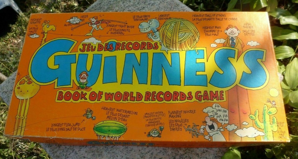 The Guinness Book Of World Records Board Game Parker Bros French ...
