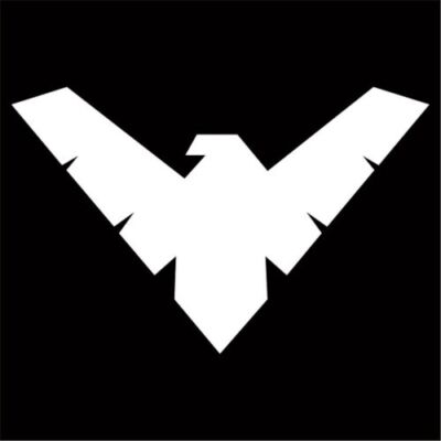 Nightwing Decal Sticker - Choose Color & Size - Batman, Robin, Justice ...