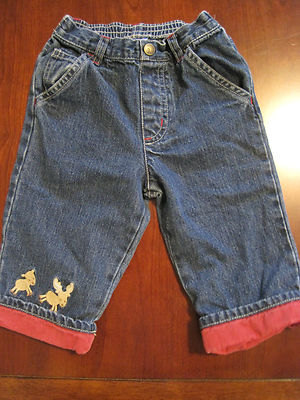 Gymboree Boys Reindeer Christmas Denim Blue Jeans 6-12 months EUC | eBay