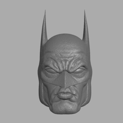 Batman BatMetal Dethklok singer parody custom head for action figures ...