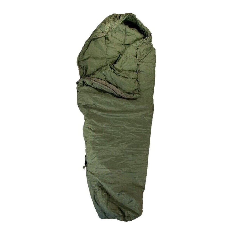 US Military Issue 4 Part Woodland Modular Sleeping System or Components ...