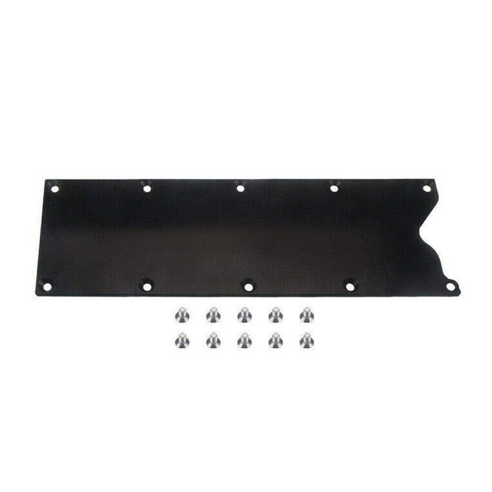 Gen 3 Billet Valley Pan Cover Plate Black For LS1 LS2 LS Knock Sensor ...