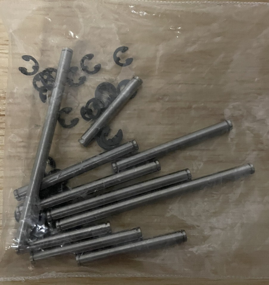 Team Associated 6001 RC10 Gold Tub Hinge Pins And Clips New Rare | eBay