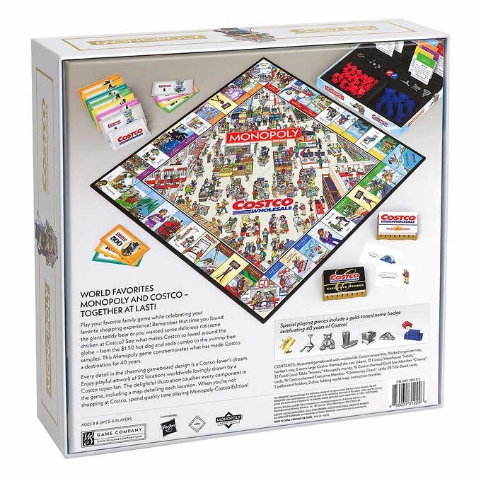 COSTCO MONOPOLY Board Game LIMITED EDITION Sealed NEW IN BOX by WS Game ...