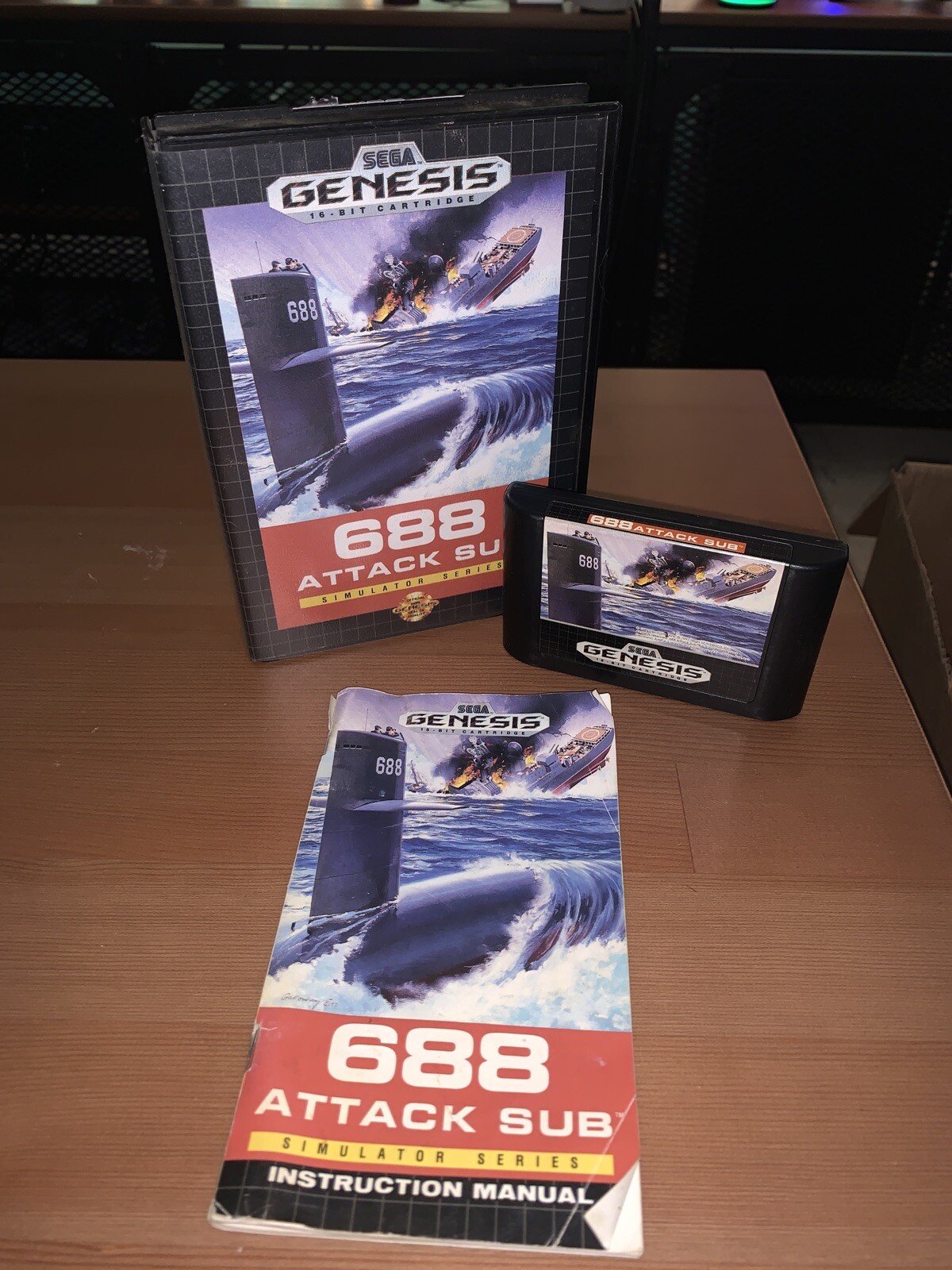 688 Attack Sub (Sega Genesis, 1991) Complete 10086014013| eBay