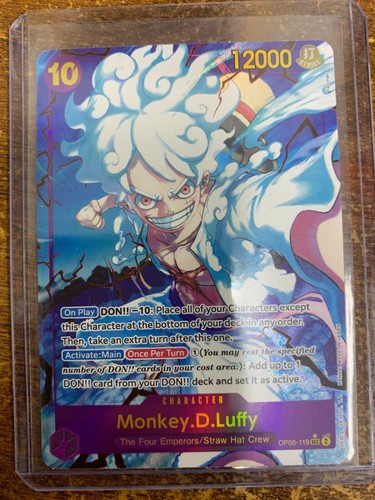Monkey D Luffy OP05-119 - Alt Art PRB-01 Premium The Best One Piece ...