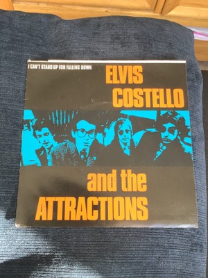 Elvis Costello - I can’t standup for falling down used 7" vinyl record ...