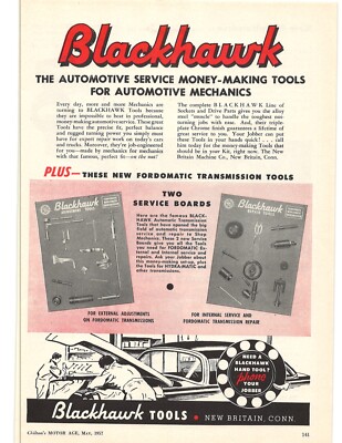 1957 BLACKHAWK TOOLS AUTOMOTIVE VINTAGE SALES AD | eBay