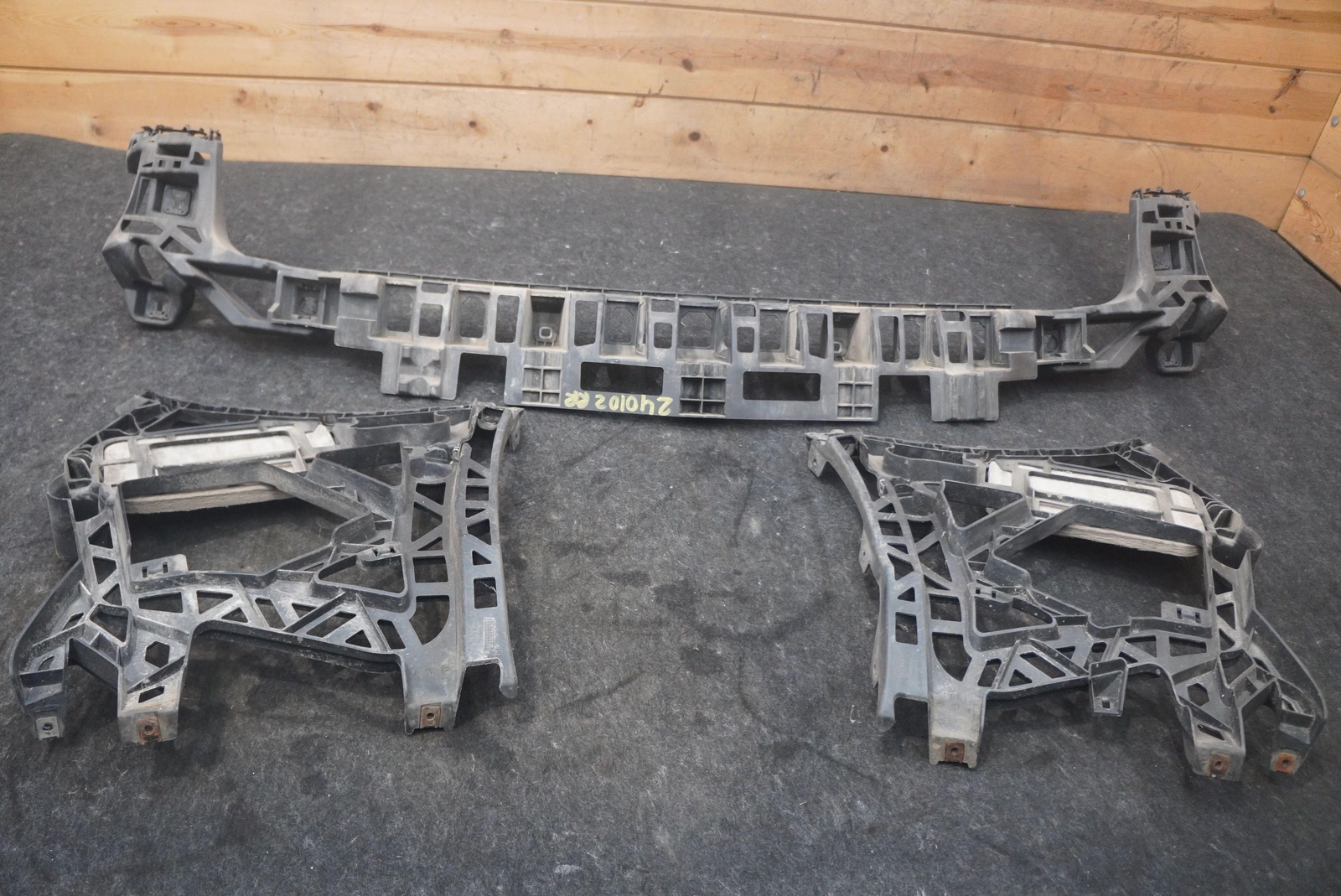 Set Rear Bumper Bracket Mount Support Rail 1668800912 Mercedes GL63 ...