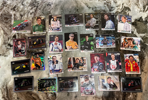 Lot of Formula 1 Topps Chrome and Paddock Pass Trading Cards Variety ...