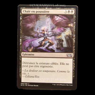 carte MTG 98 Chair en poussière M15 - Magic 2015 FR | eBay