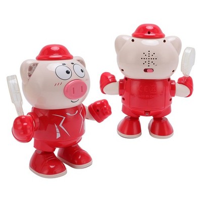 Electric Dancing Pig Lighting Effect Musical Dancing Pig Toy Innovative ...