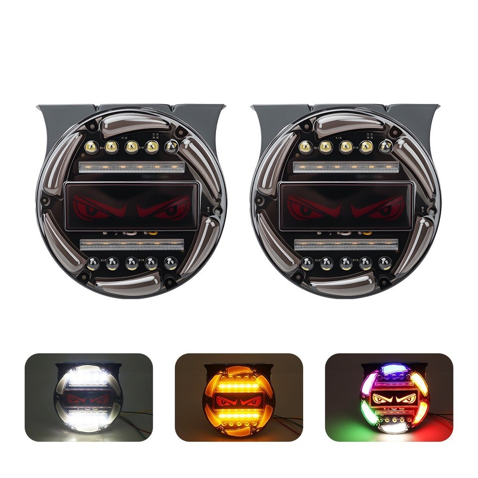 Truck Strobe Devil's Eye Light Truck Decoration Bright Side ...