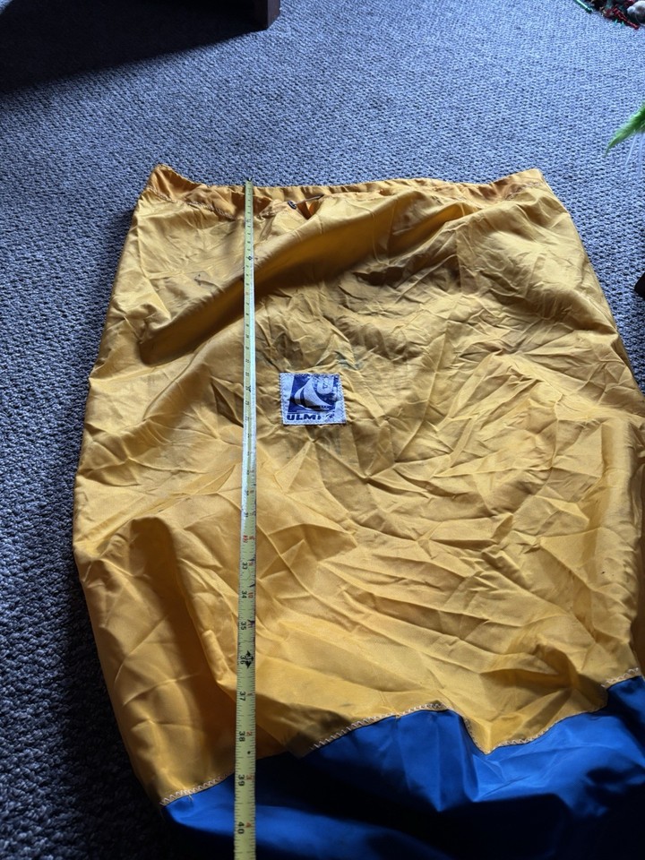 Sail Storage Bag - VINTAGE - Ulmer Sails -38" x 28" - Nylon Main/Jib ...
