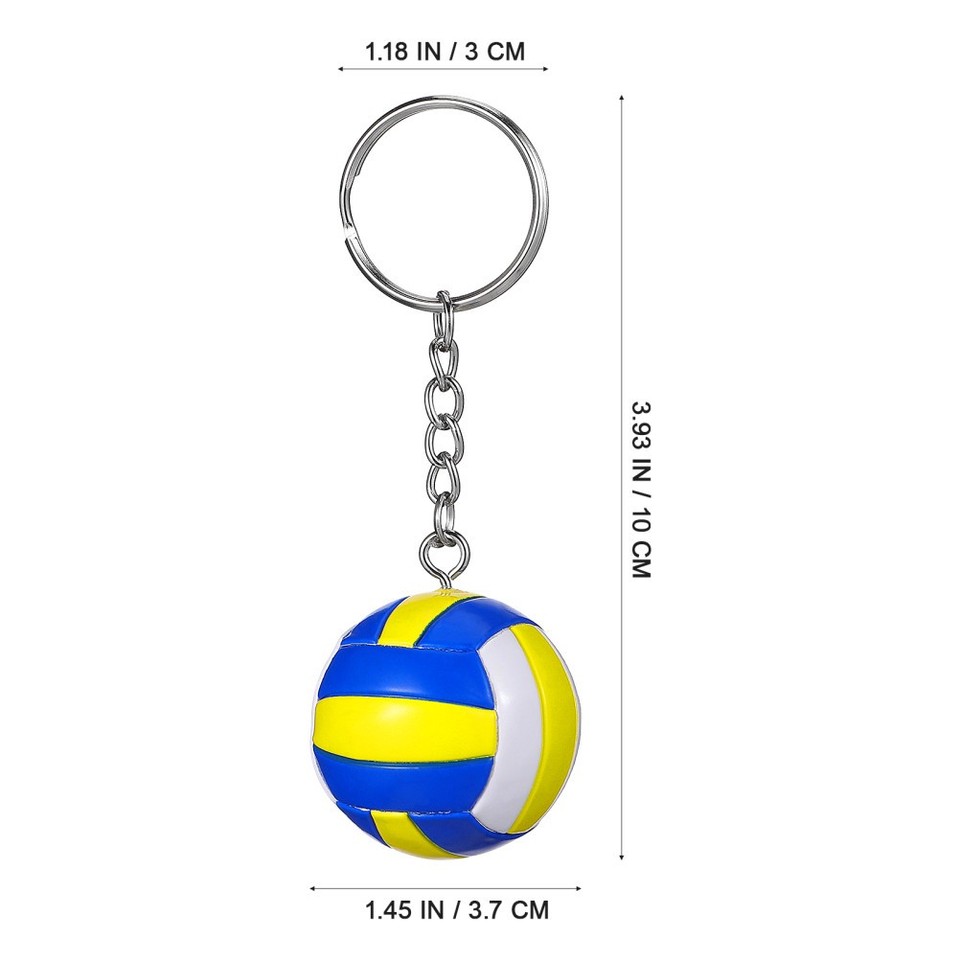 Reusable Volleyball Sports Key Chain Bag Decoration Creative Hanging ...