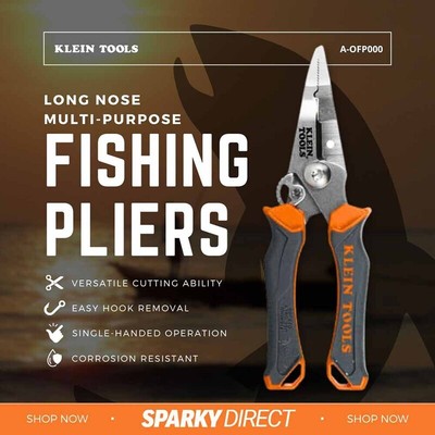 Klein Tools Klein Tools A-OFP000 | Long Nose Multi-Purpose Fishing ...