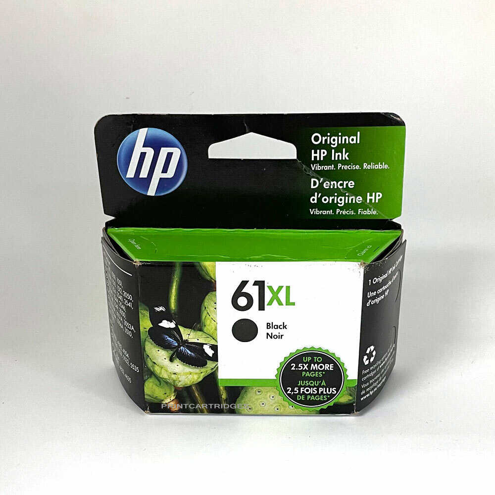 HP 61XL Black Ink Cartridge Genuine in Retail Box | eBay