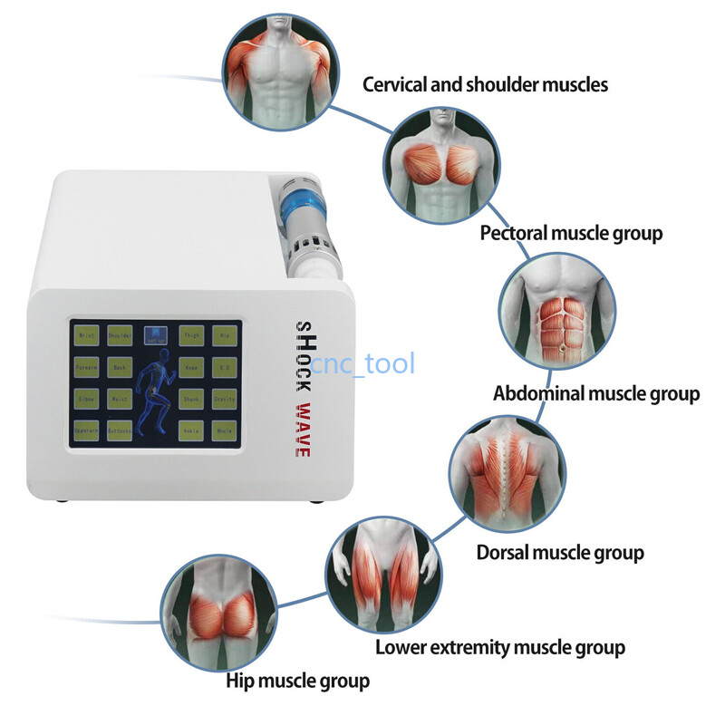 Shockwave Therapy Machine ED Treatment Body Pain Relief Muscle Massager ...