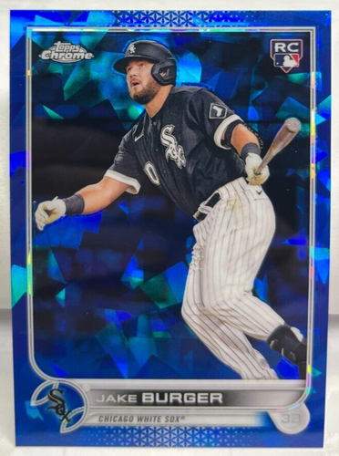Jake Burger 2022 Topps Chrome Sapphire Edition RC #186 SP - CHICAGO ...