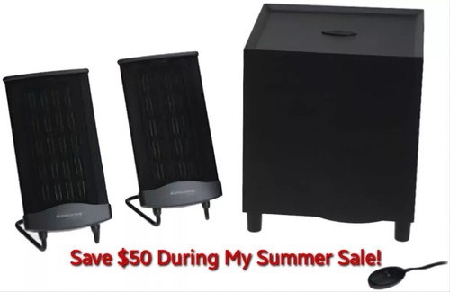 Save $50! Rare Monsoon MM-700 Flat Panel Speaker System & Subwoofer ...