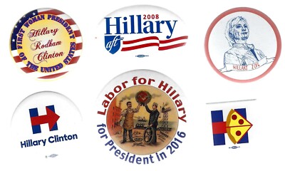 2016 HILLARY CLINTON CAMPAIGN BUTTON COLLECTION - S | eBay UK